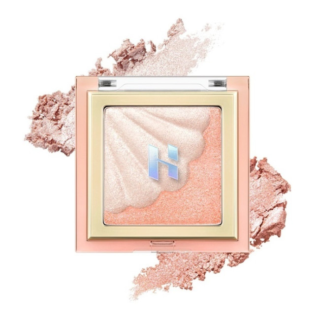 Хайлайтер для обличчя HOLIKA SHELL GLOW HIGHLIGHTER 02 PEARLY BRILLER